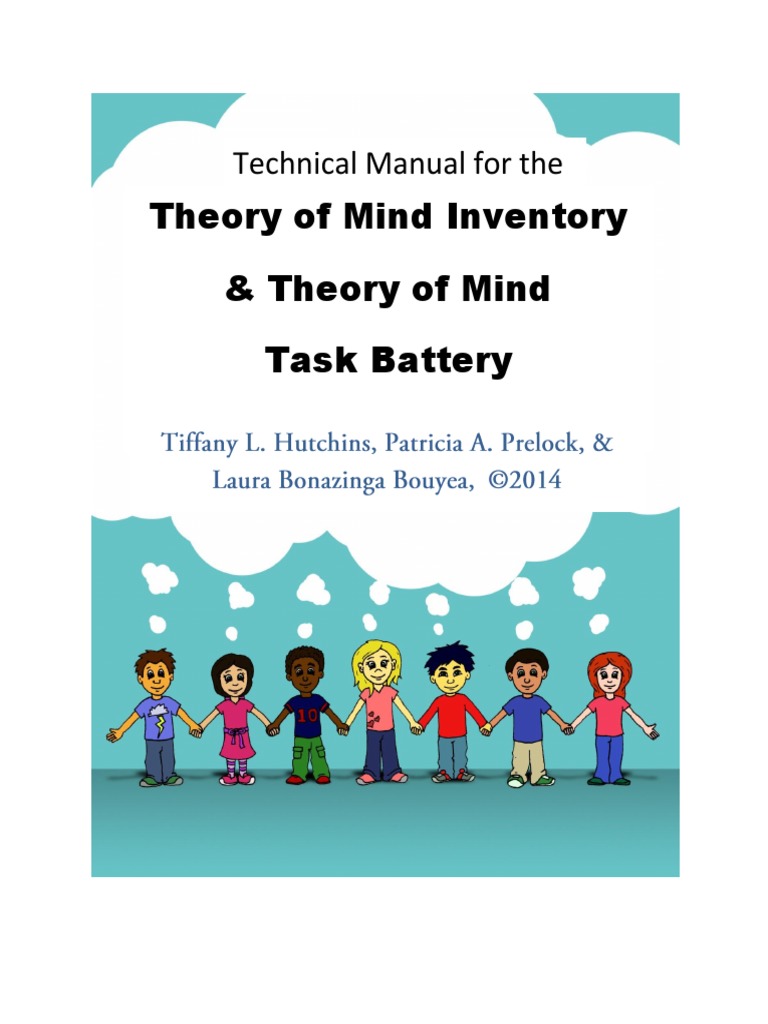 Technical Manual For The Theory of Mind Inventory and Theory of Mind ...