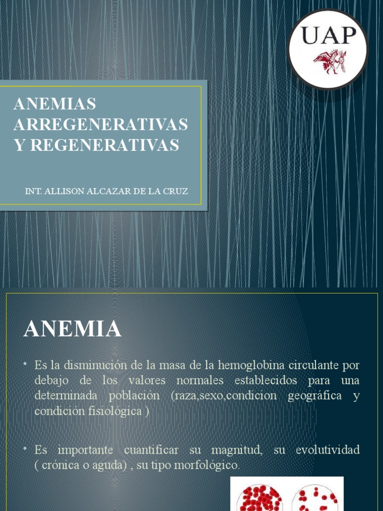Anemias Arregenerativas y Regenerativas | PDF | Anemia | Glóbulo rojo