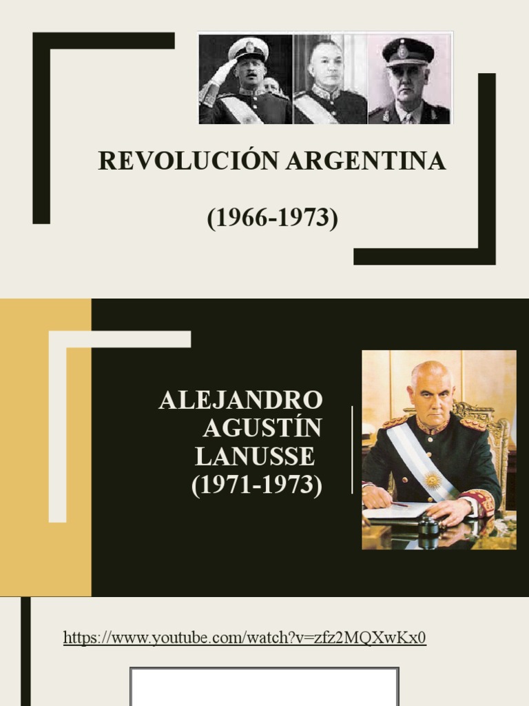 Lanusse | PDF | Argentina | Gobierno