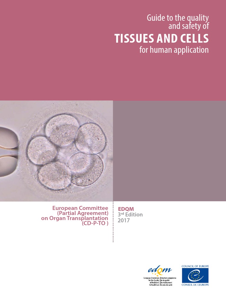 Guide To The Quality EDQM For Human Application | PDF | Organ Donation ...