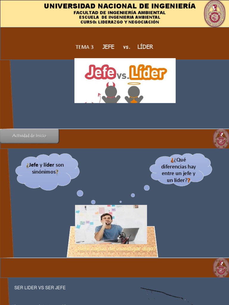 Jefe vs Líder: Diferencias Clave | PDF