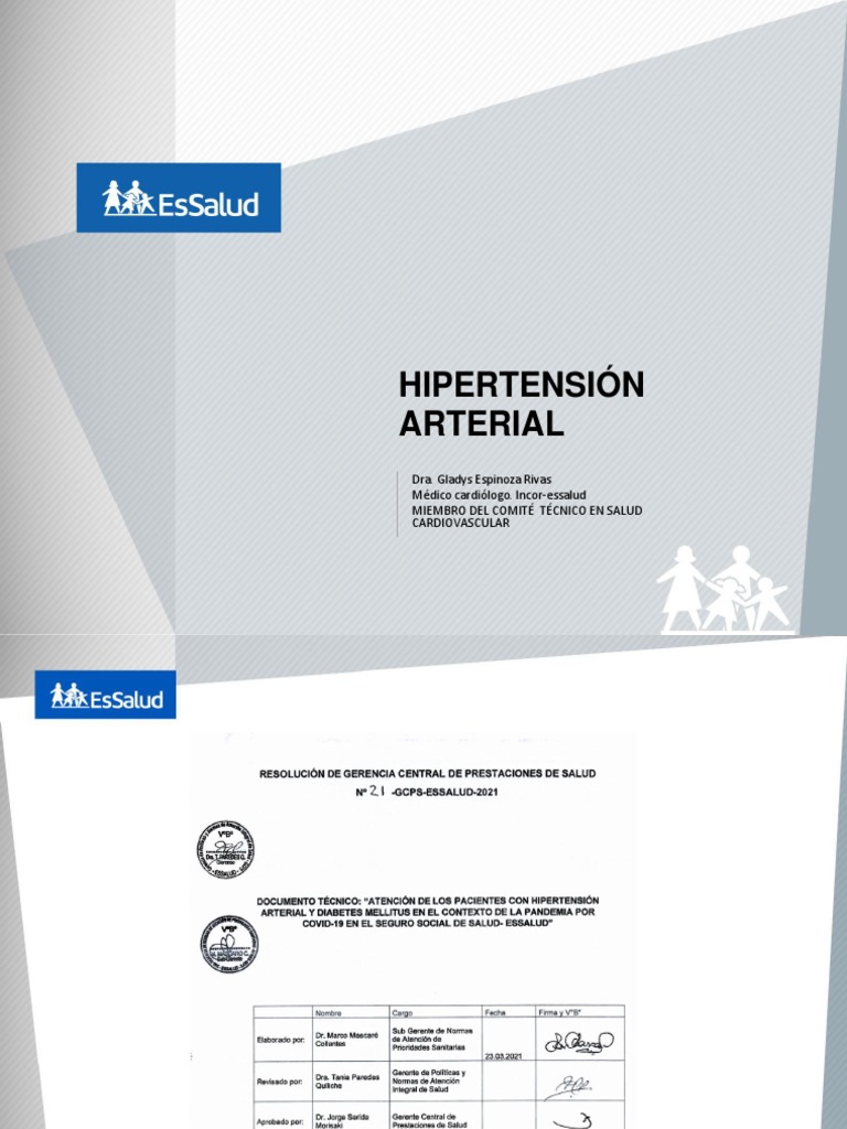 GUIA de HTA - Dra Gladys | PDF | Hipertensión | Carrera
