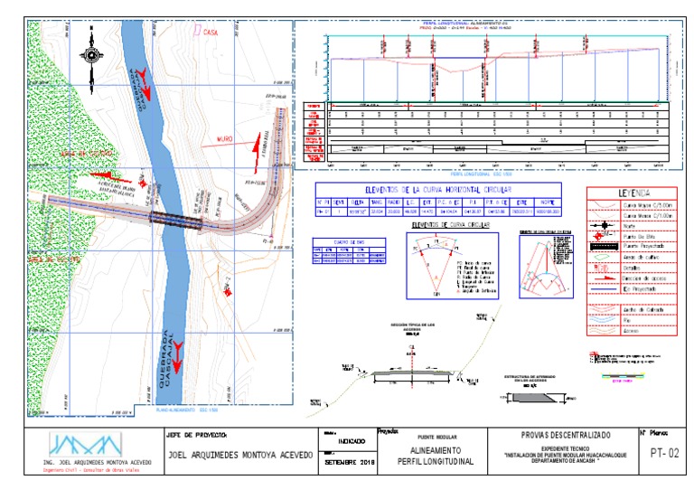 03 Plano Alineamiento - Perfil-Pt-02 | PDF