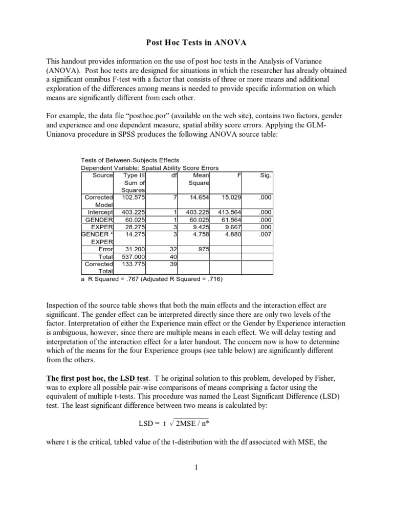 Friedman Test | Analysis Of Variance | P Value