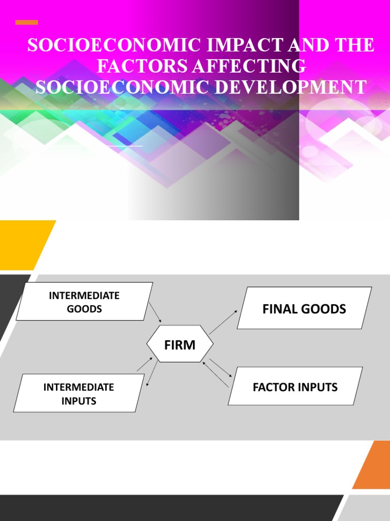 Socioeconomic Impact and The Factors Affecting Socioeconomic ...