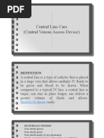 Care of CVP Line | PDF | Intravenous Therapy | Clinical Medicine