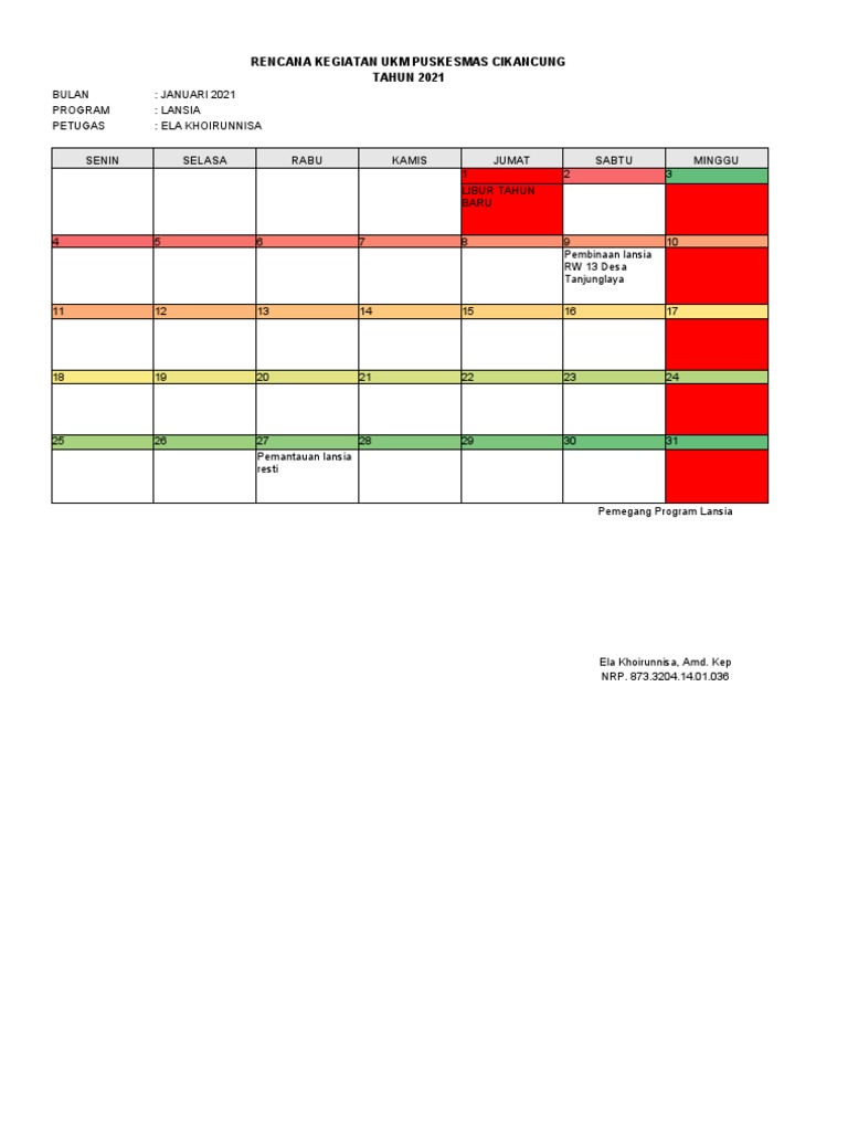 Poa Lansia 2021 | PDF