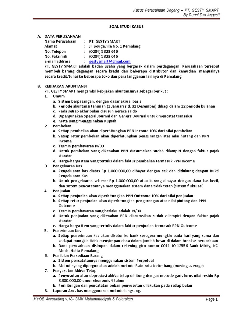 Modul Myob v18 Renni | PDF