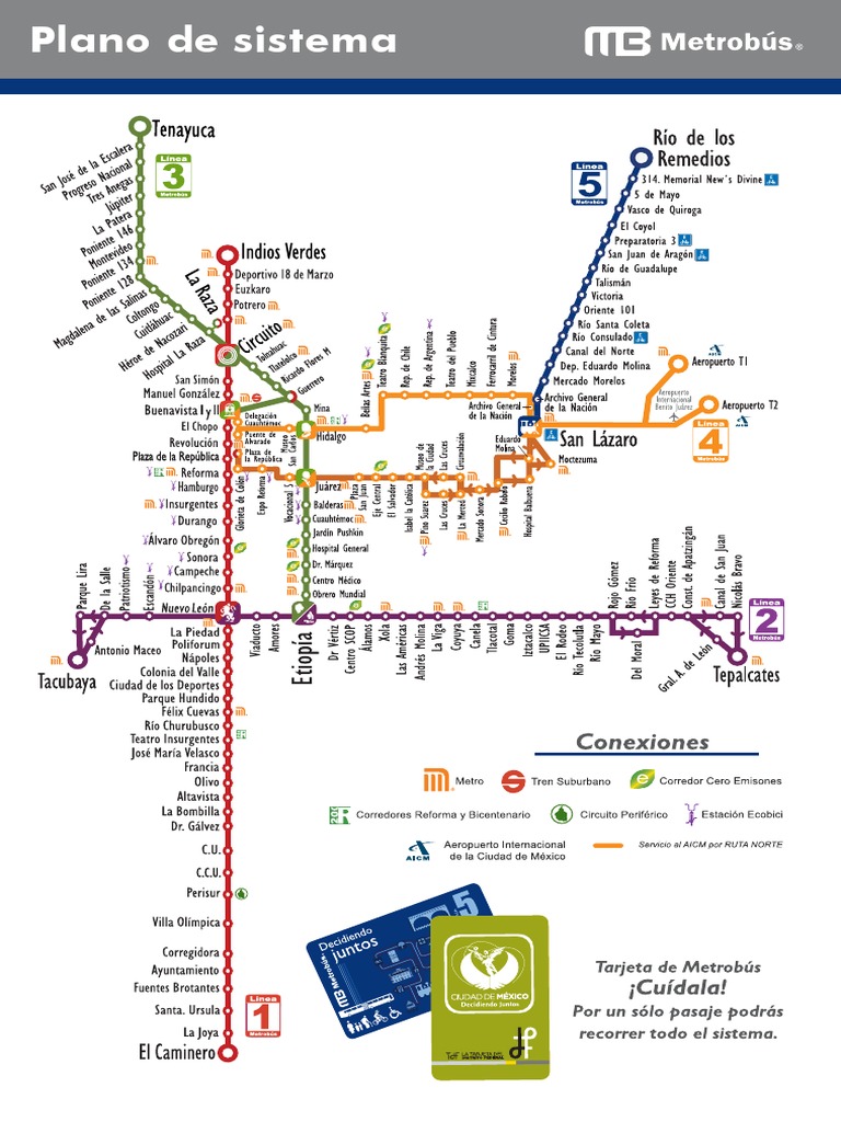 Mapa Metrobus | PDF