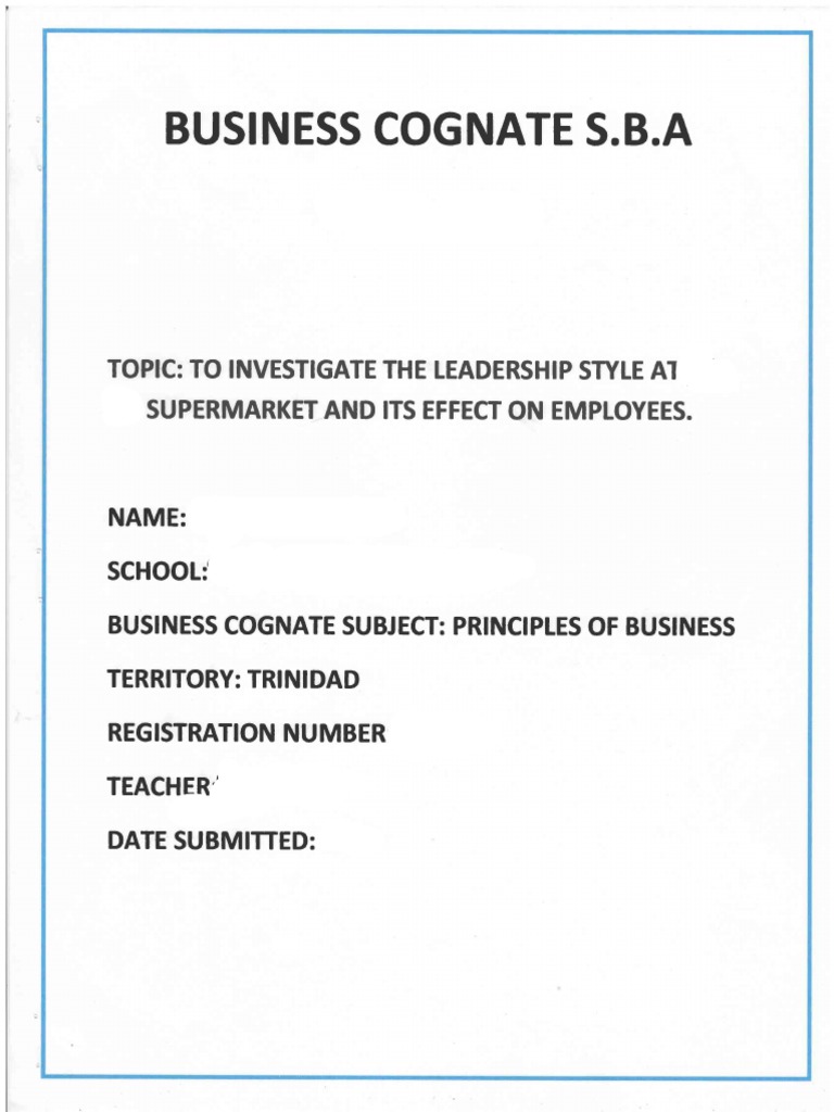 POB SBA Sample | PDF | Survey Methodology | Motivational