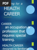 Grade 10 HEALTH Q4 Module 1 | PDF | Goal | Health Professional