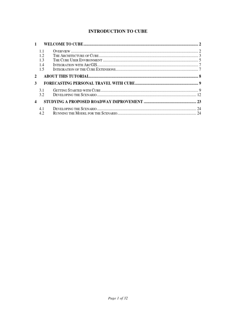 Introduction To Cube | PDF | Arc Gis | Graphical User Interfaces