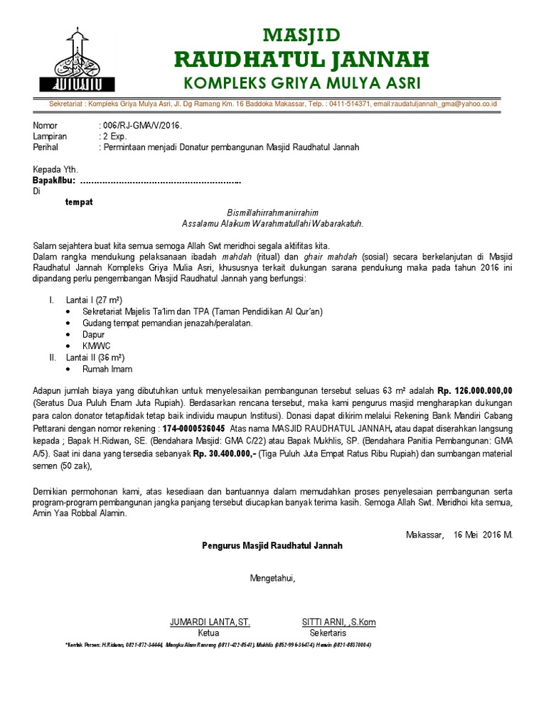 Form Donatur | PDF