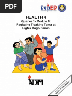 Module 4 (Pinggang Pinoy - Healthy Food Plate For Filipinos) | PDF