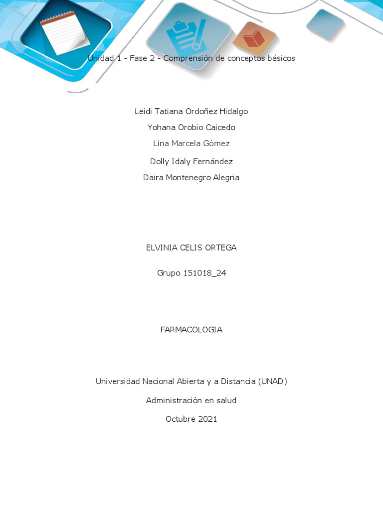 Unidad 1 - Fase 2 - Grupal - Comprensión de Conceptos Básicos ...