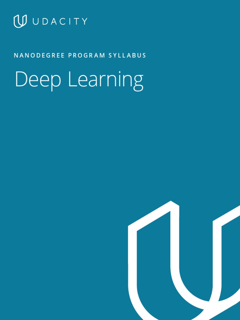 Deep Learning Nanodegree Syllabus 8-15 | PDF | Artificial Neural ...