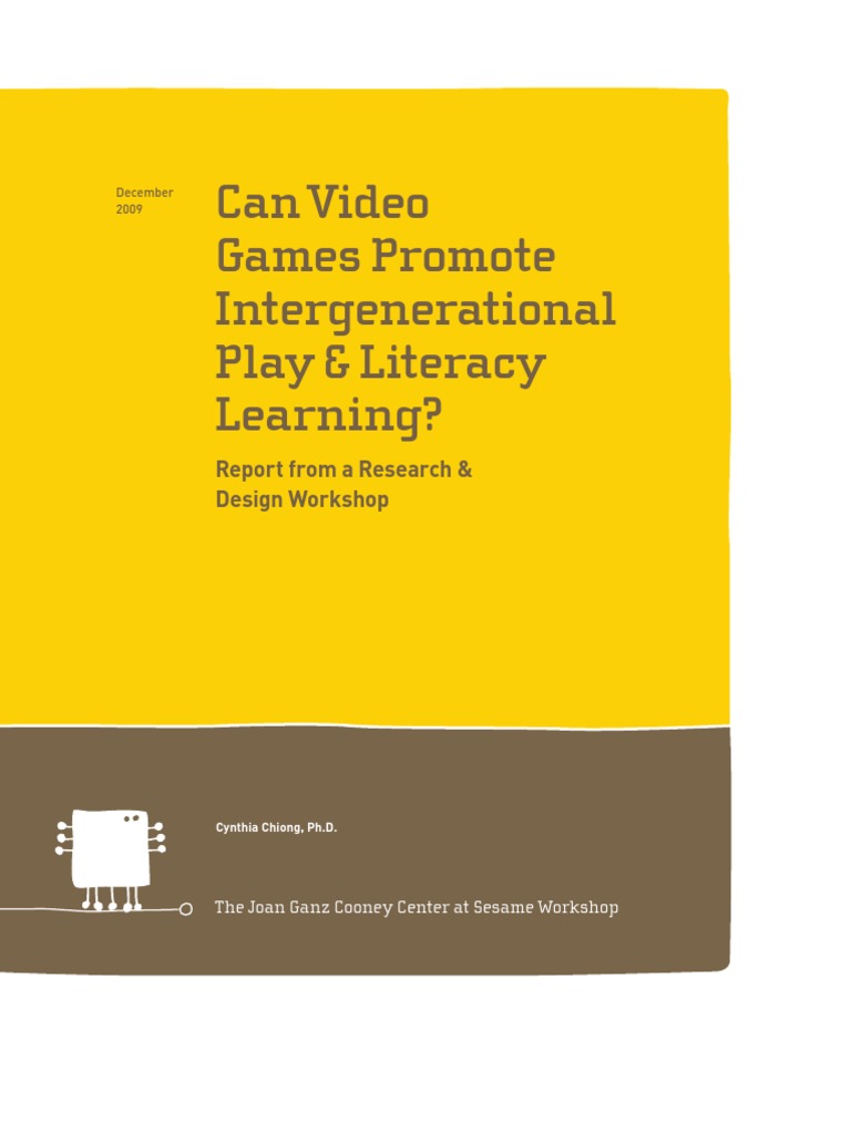 Can Video Games Promote Intergenerational Play & Literacy Learning ...