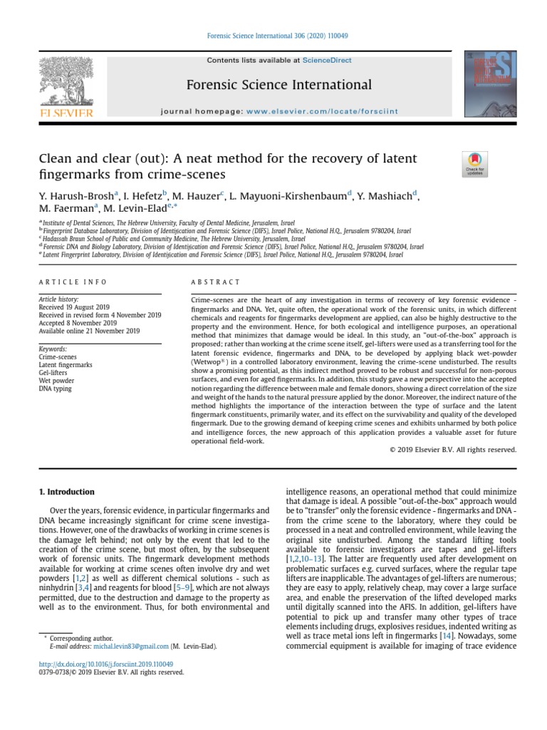 Forensic Science International | Download Free PDF | Polymerase Chain ...