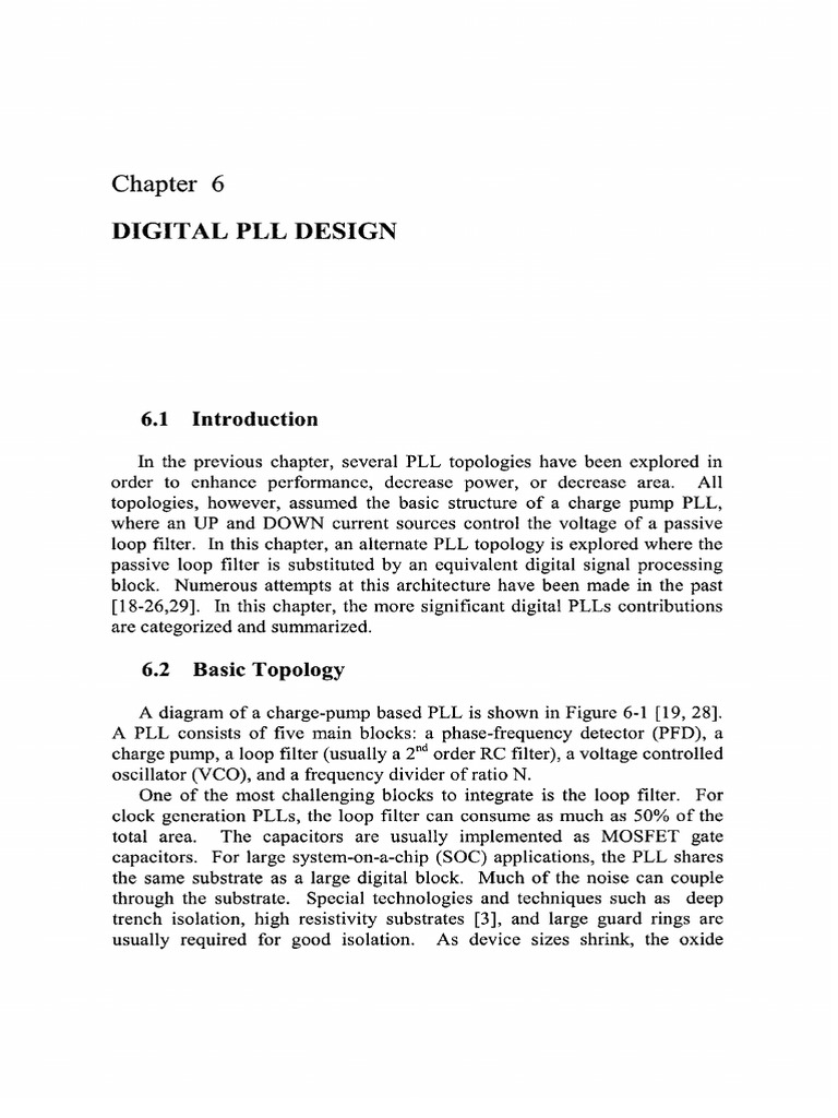 Digital PLL Design | Download Free PDF | Detector (Radio) | Electronics