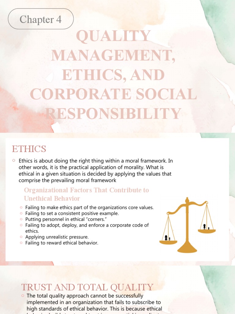 Promoting Ethical Behavior and Trust Through Values, Integrity and ...