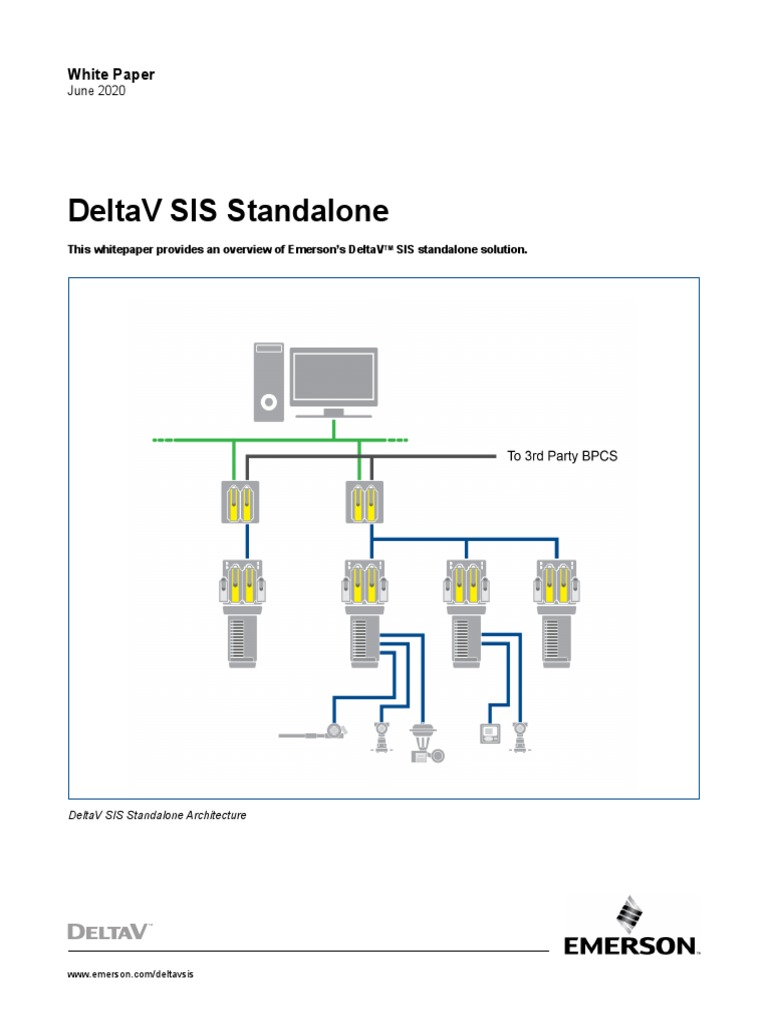 White Paper Deltav Sis Standalone en 57874 | PDF | Computer Network | Input/Output
