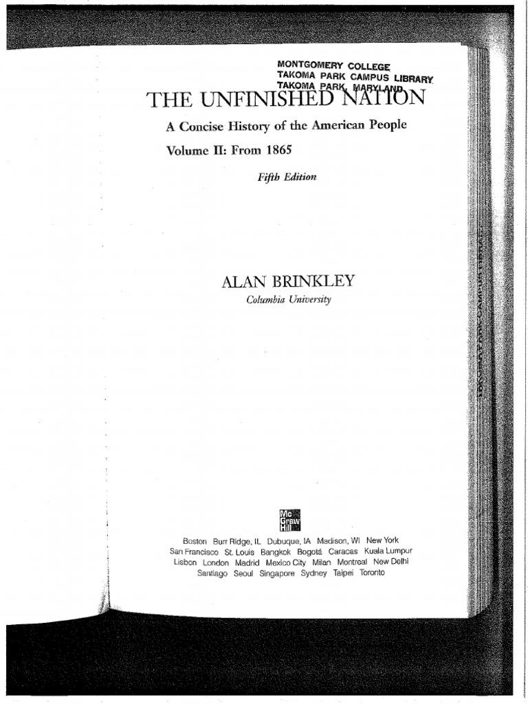 Unfinished Nation | PDF