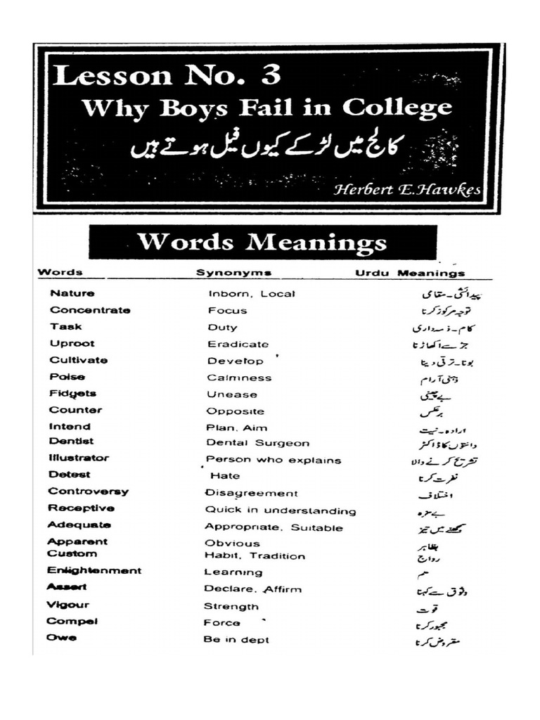 Chapter 3 English Notes 12th Class | PDF