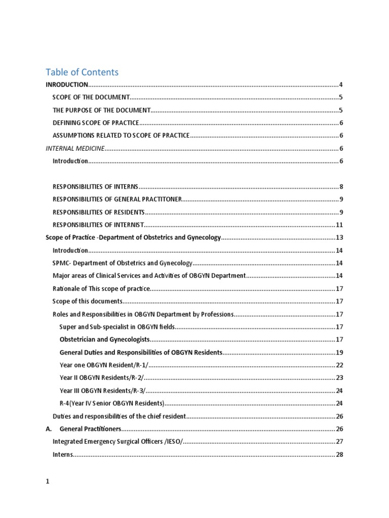 Scope of Practice | PDF | Health Care | Physician