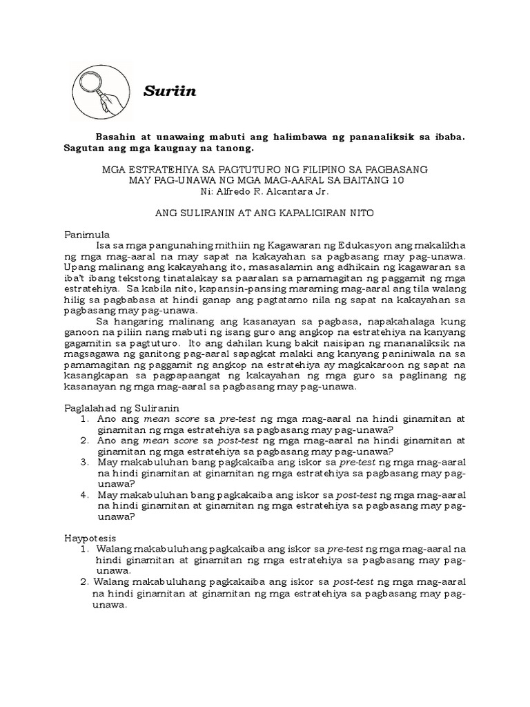 Babasahin-Aralin 1 (Quarter 4) | PDF