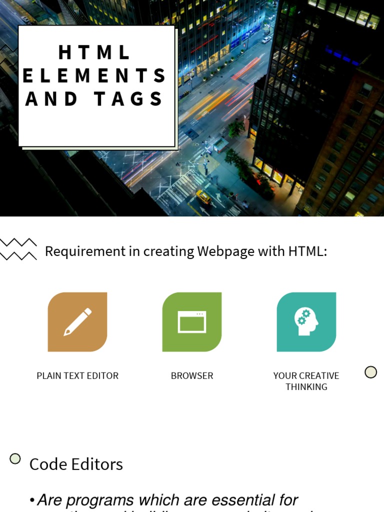 2 HTML Elements and Tags | Download Free PDF | Html Element | Html