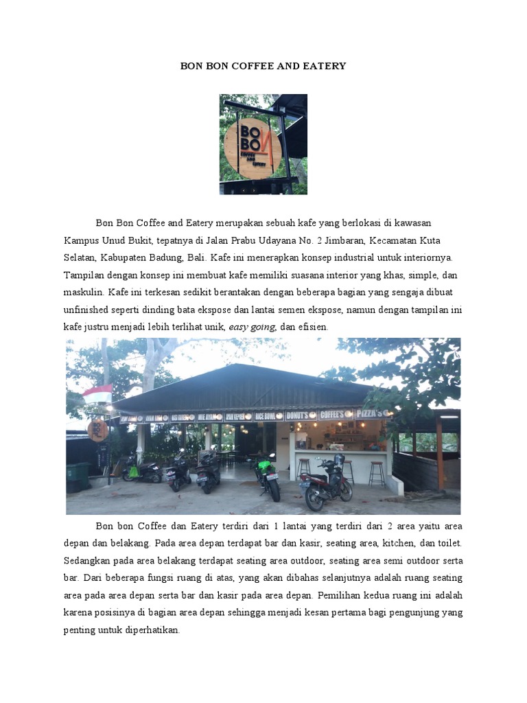 Bon Bon Coffee and Eatery | PDF