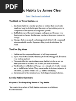 Atomic Habits by James Clear | PDF | Habits | Self Control