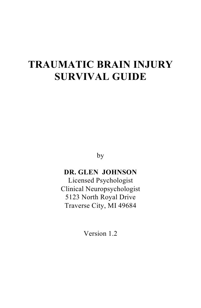 Traumatic Brain Injury | PDF