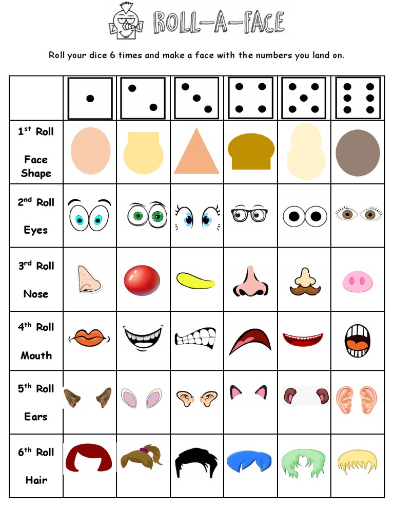 Roll A Face Dice | PDF