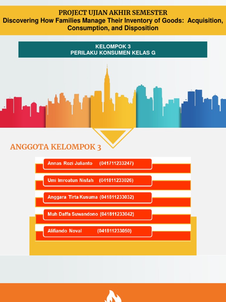 Kelompok 3 - Perilaku Konsumen G - Final Assignment Project (Uas) | PDF