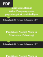 Pang-Abay Na Panang-Ayon at Pananggi | PDF