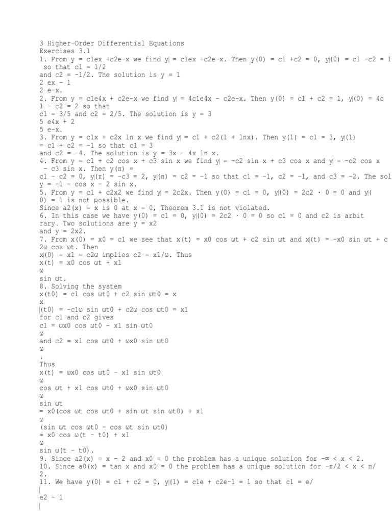 Untitled | PDF | Real Analysis | Equations