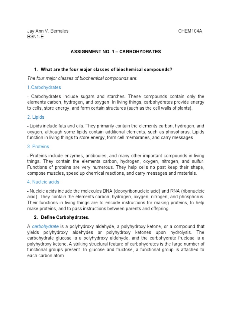 Carbohydrates: Structure and Functions | PDF | Carbohydrates | Isomer