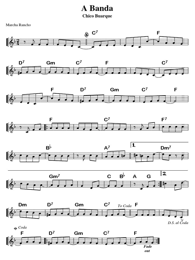 A Banda - Chico Buarque | PDF