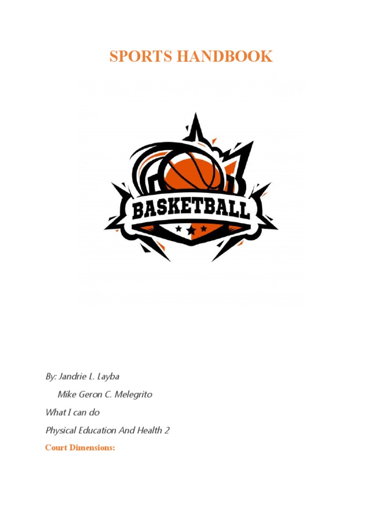 Basketball Sports Handbook New | Download Free PDF | Referee | Games Of ...