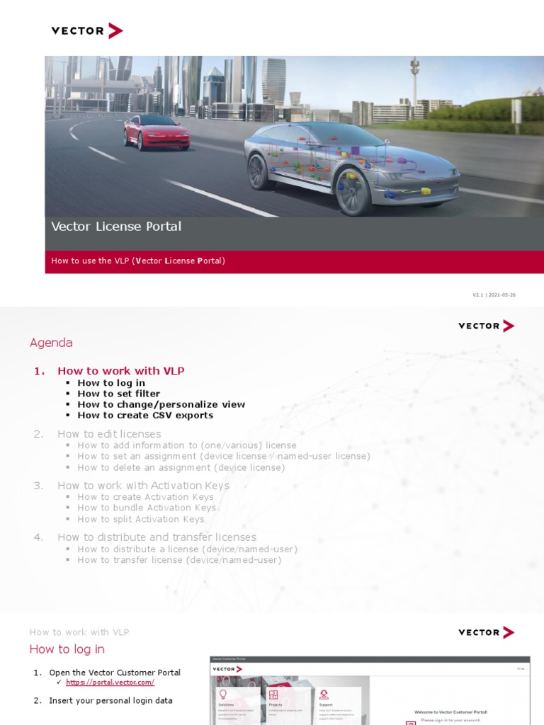 How To Use The VLP (Vector License Portal) | PDF | Icon (Computing ...