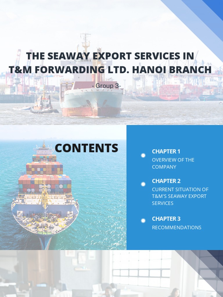 The Sea Freight Forwarding Process in | PDF | Cargo | Transport