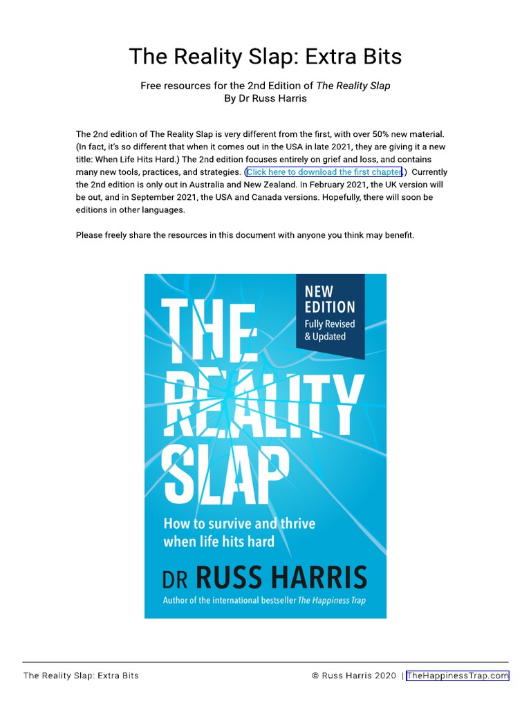 The Reality Slap Extra Bits | PDF