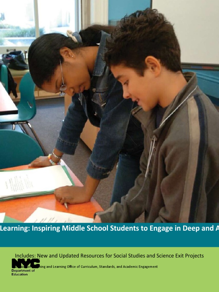 Project-Based Learning Inspiring Middle School Students To Engage in ...