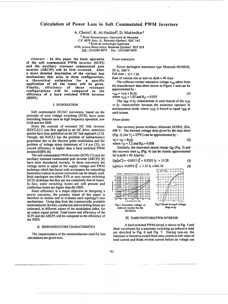 Power Loss Calculation | PDF | Power Inverter | Inductor