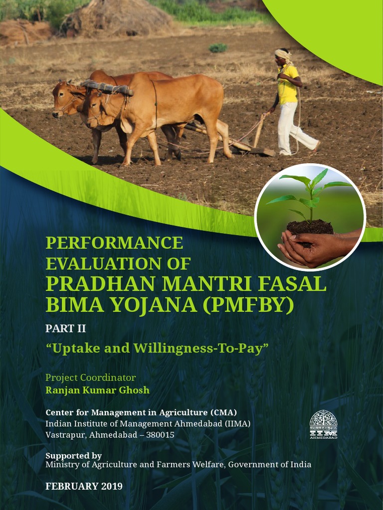 Pradhan Mantri Fasal Bima Yojana (Pmfby) : Performance Evaluation of ...