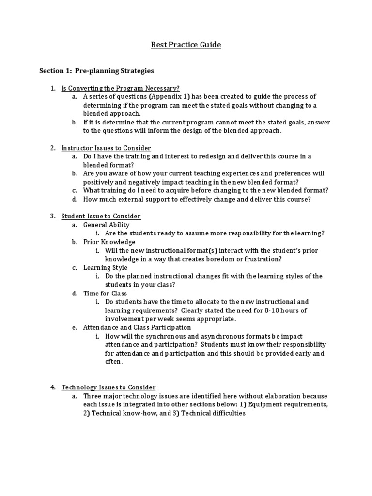 Best Practices | PDF | Learning | Communication