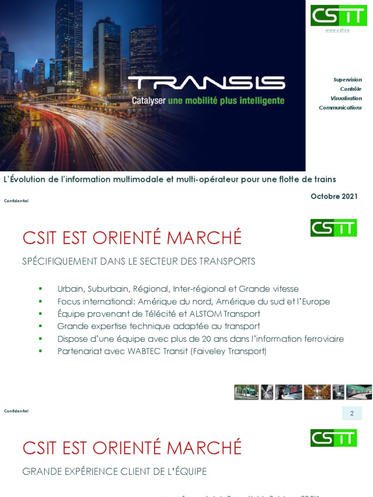CSiT - TRANSIS-Train Setrag 211008 | PDF | Scada | Téléphone