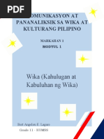Komunikasyon - Grade 11 - Quarter 2 - Module 1 - Weeks 1 2 PDF 1 | PDF