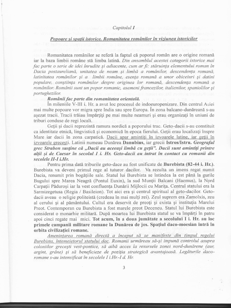 Tema 1 ROMANITATEA | PDF